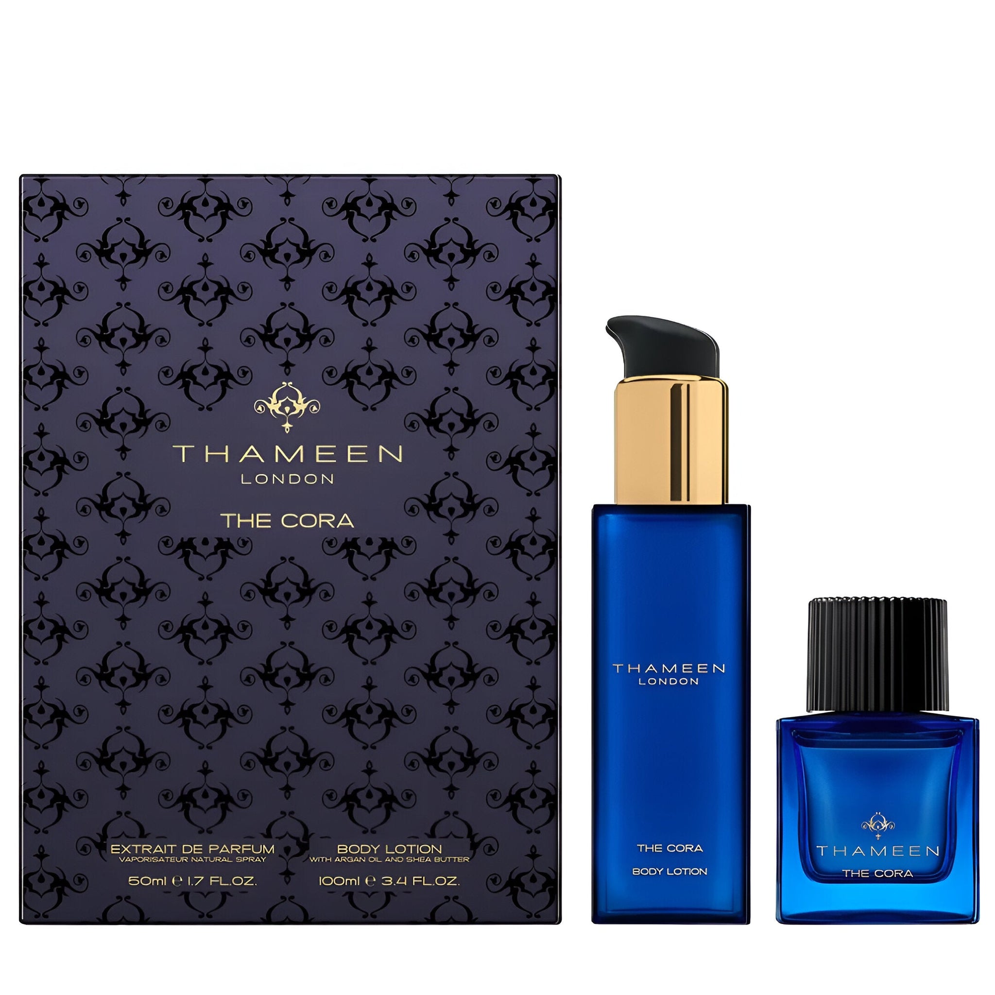 Shop Thameen Treasure Collection The Cora EDP & Body Lotion Set
