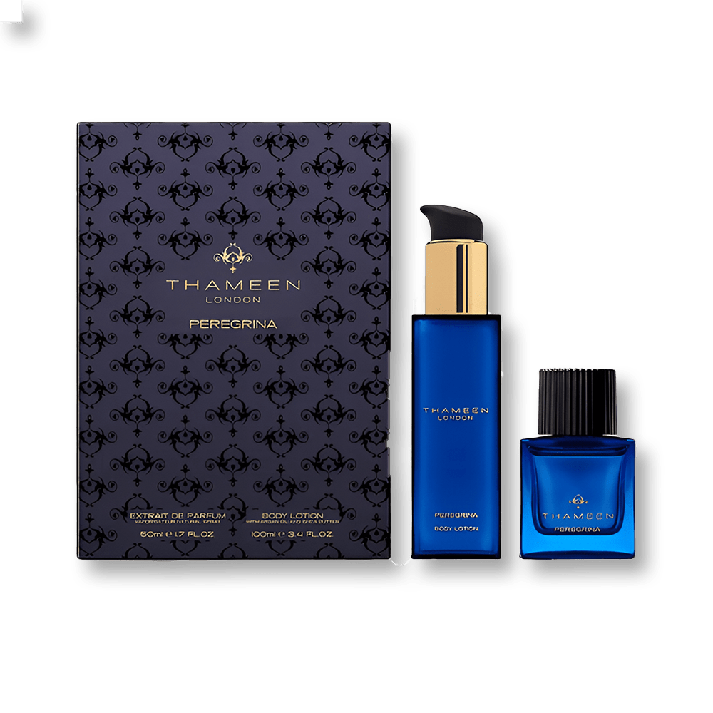 Shop Thameen Treasure Collection Peregrina Extrait de Parfum & Body Lotion Set