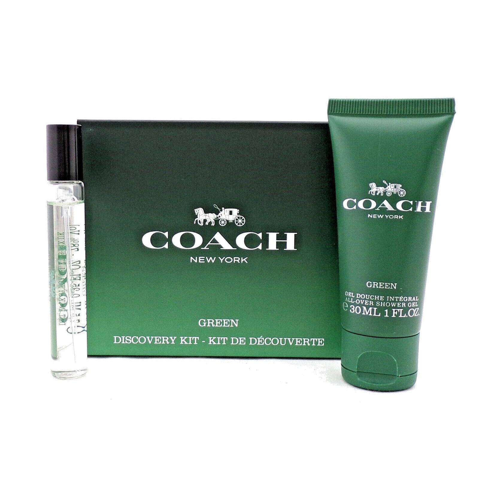 Shop Coach Green EDT & Shower Gel Set For Men